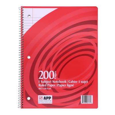 APP Coil Exercise Book, Ruled, 10.5"x8", 200pg — The Supply Room