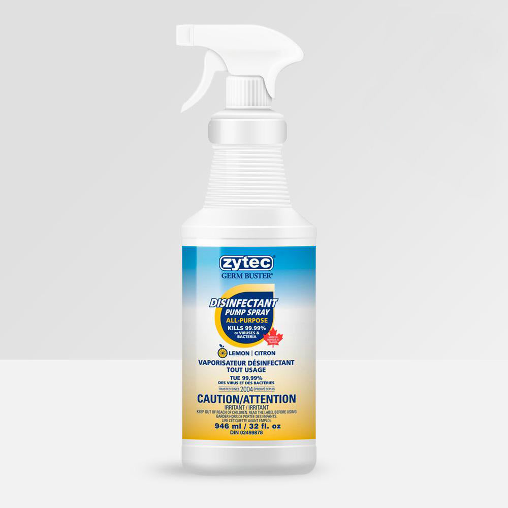 Zytec Disinfectant Pump Spray (Citric Acid) 946ml / 32fl.oz — The ...